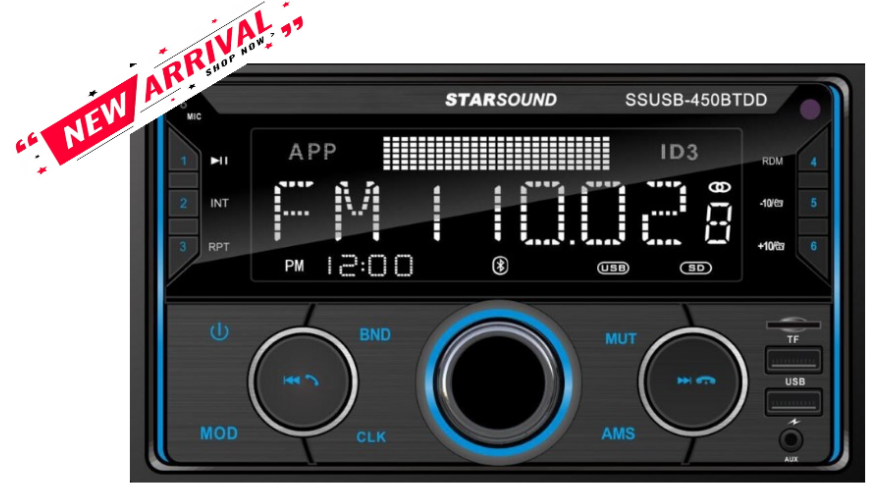 AutoZone | Radio / CD - STARSOUND - SSUSB-450BTDD