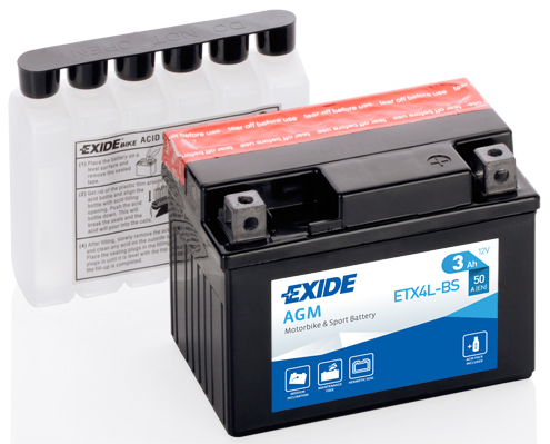 EXIDE - ETX4L-BS - Starter Battery (Starter System). Irish Auto Parts ...