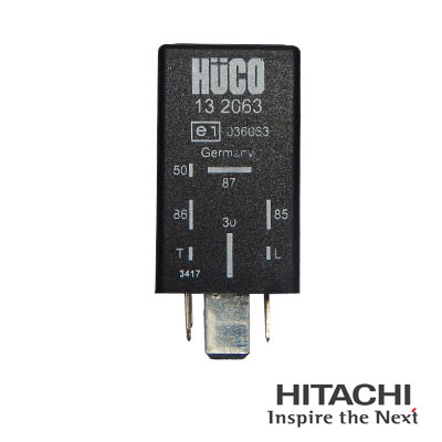 HITACHI - 2502063 - Relay, glow plug system (Glow Ignition System ...