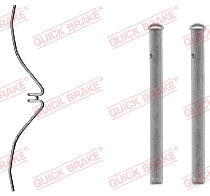 QUICK BRAKE - 109-1061-1 - Accessory Kit, disc brake pad